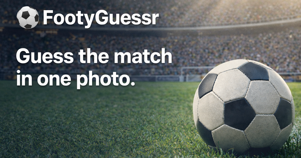 Football Quiz Game: Guess Iconic Soccer Matches